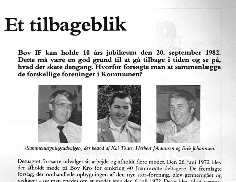 Bov IF fejrer 50-års jubilæum med stor fest - Gråsten Avis