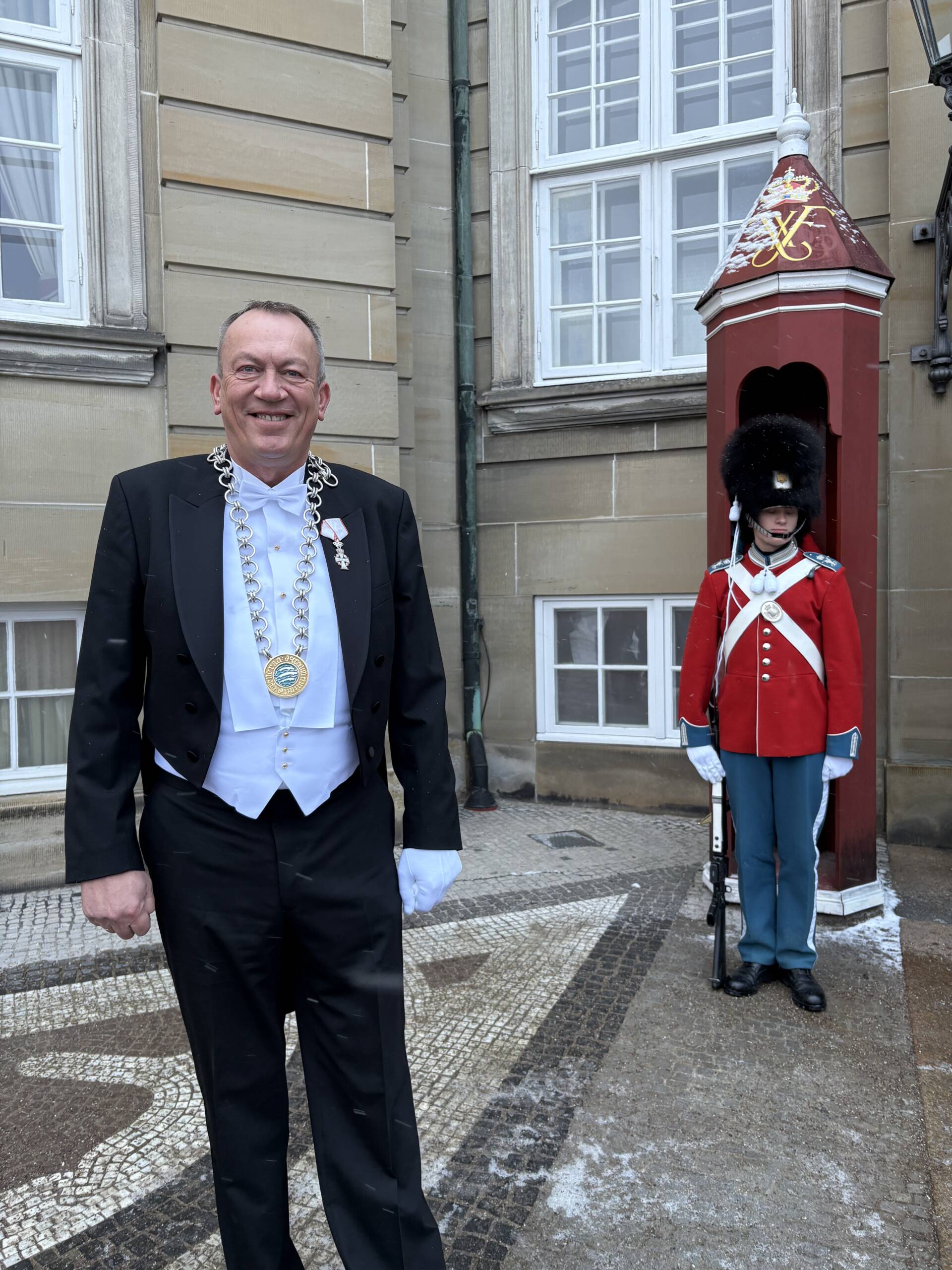Borgmester Jan Riber Jakobsen til nytårskur på Amali enborg 05.01.2026 ...